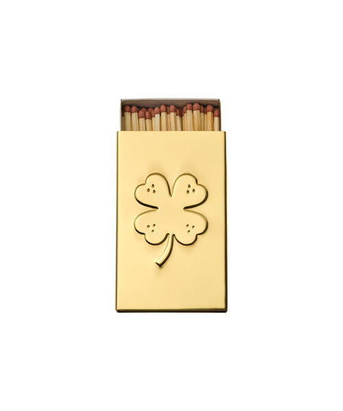 Clover Matchbox Sleeve, Brass – MG&Co.